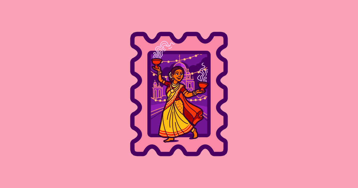 Durga Puja - Slowly Stamps