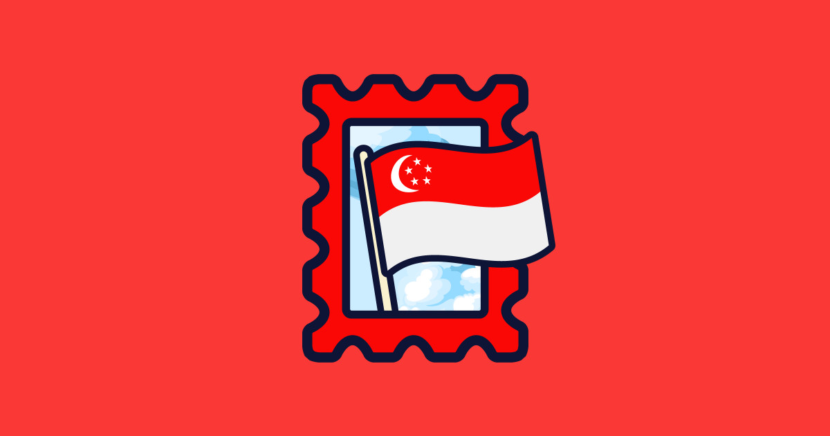 Flag of Singapore - Tem Slowly
