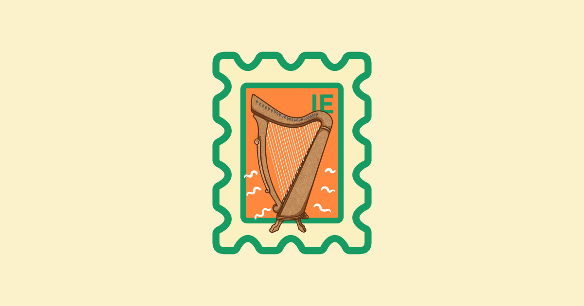 Irish Harp - Slowly Stamps